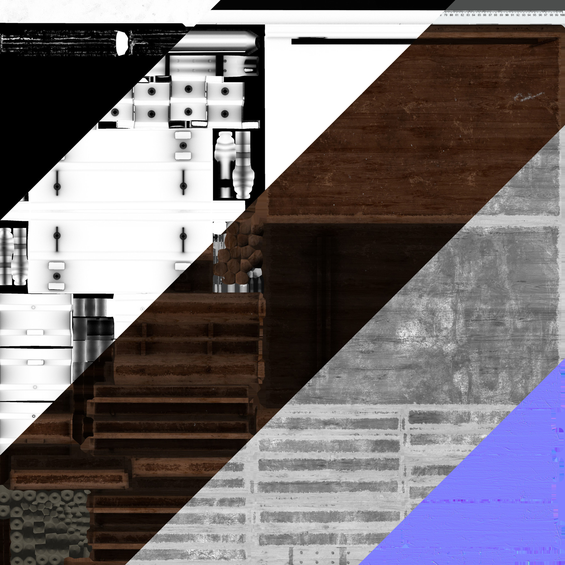 ArtStation - Old Drafting Table PBR | Resources