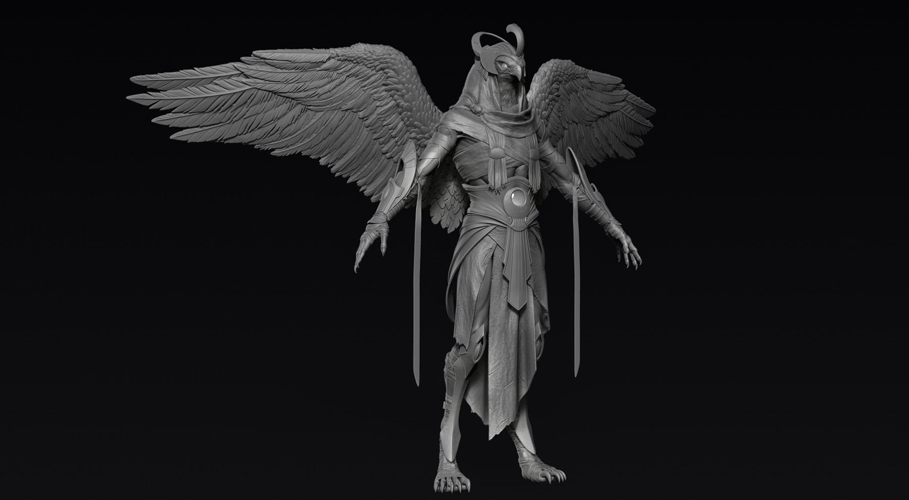 ArtStation - Horus Zbrush Model | Resources