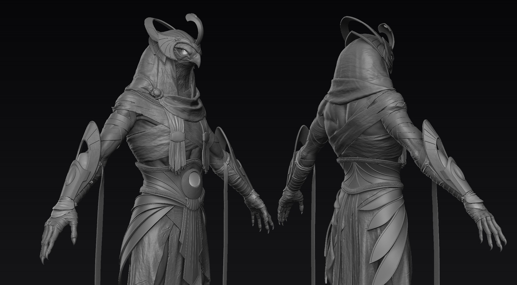 ArtStation - Horus Zbrush Model | Resources