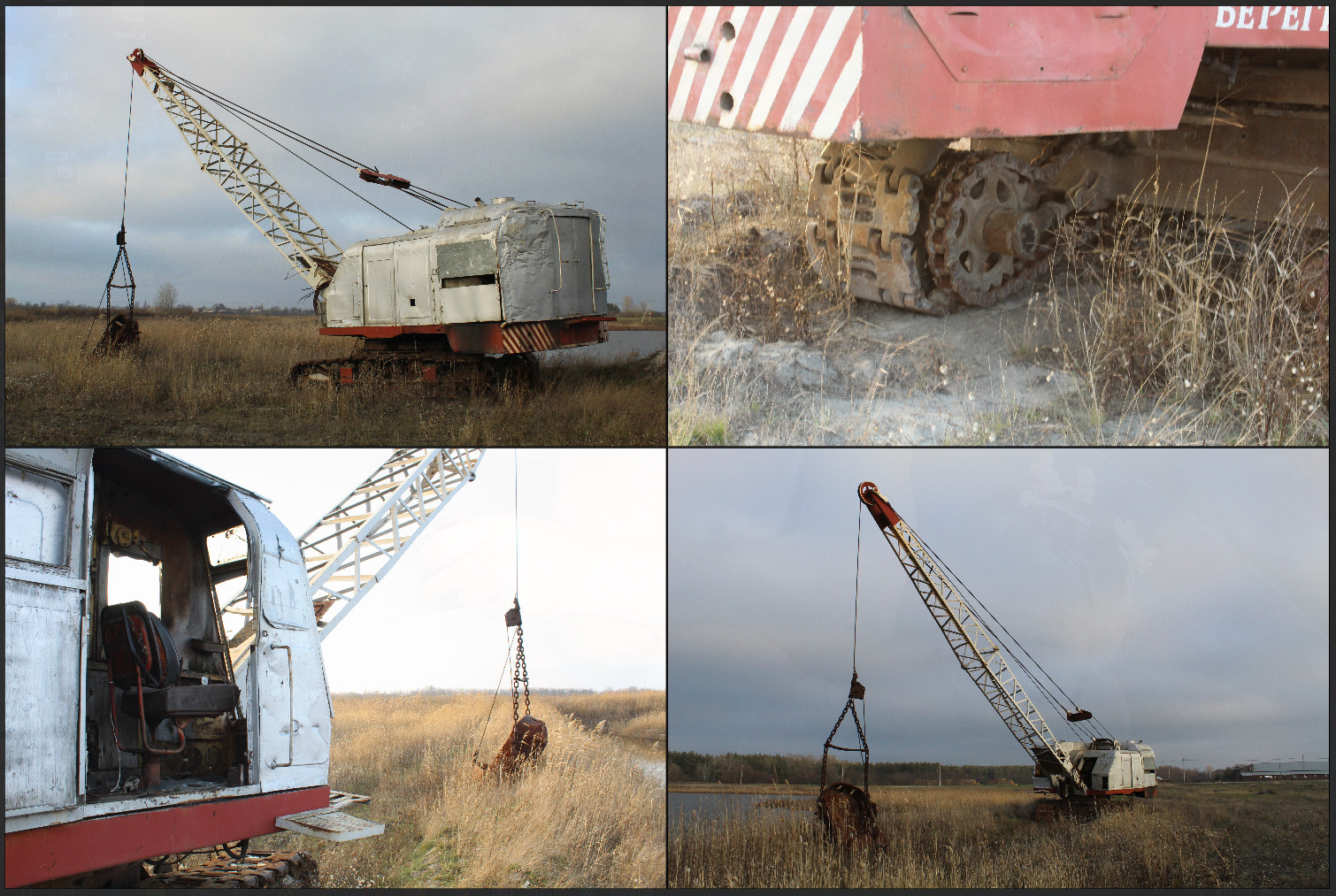 ArtStation - Abandoned Soviet Dragline | Resources
