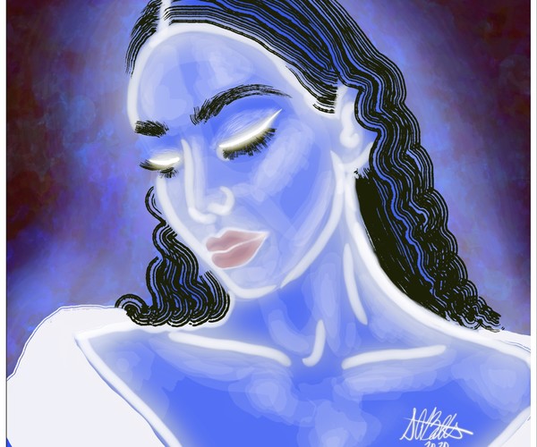 ArtStation - Blue Lady | Artworks