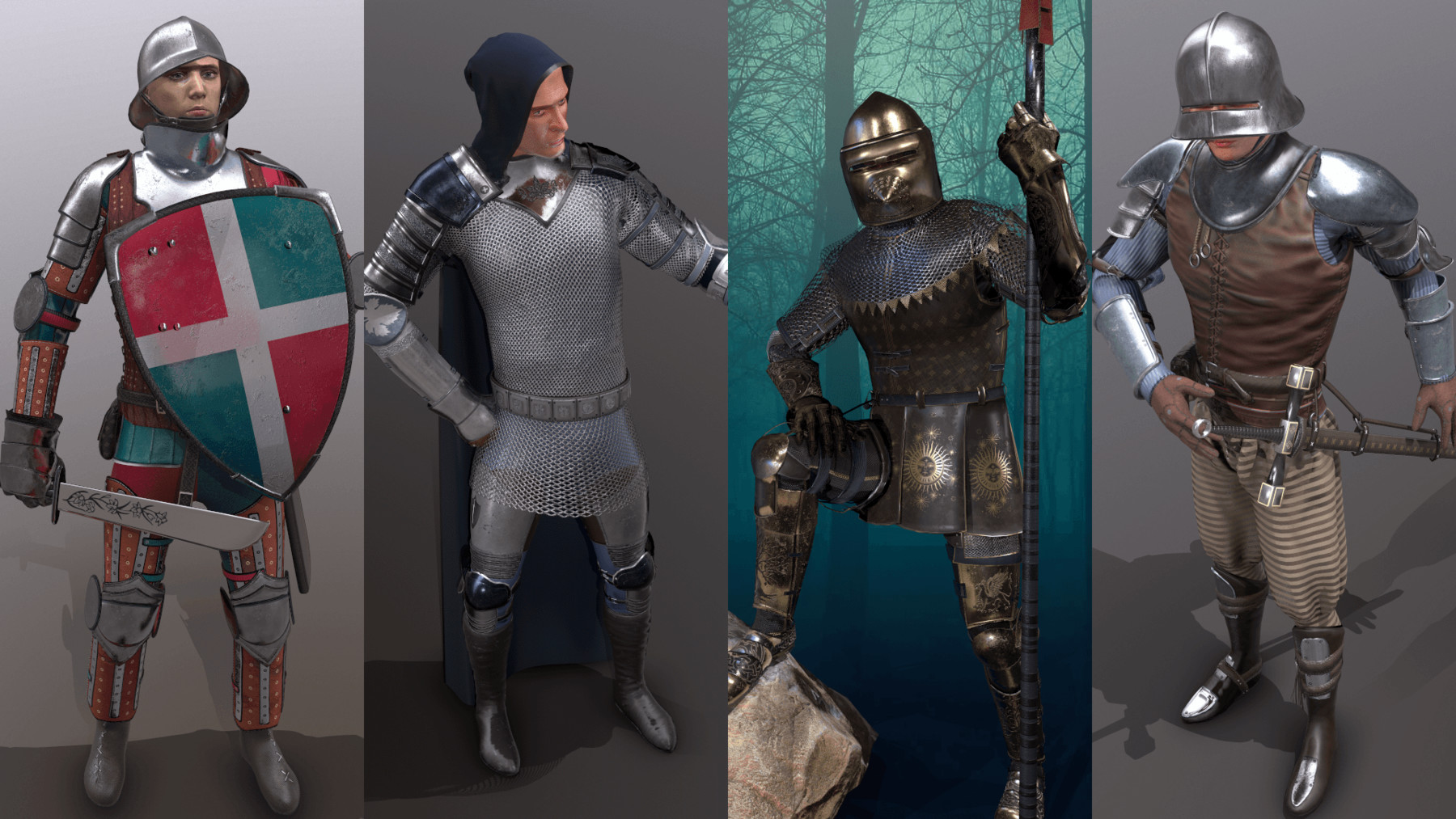 ArtStation - TAB Medieval Knights Pack - 1 | Game Assets