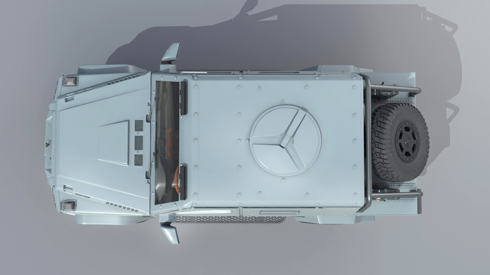 ArtStation - Armored Mercedes G500 HD and medium versions | Game Assets
