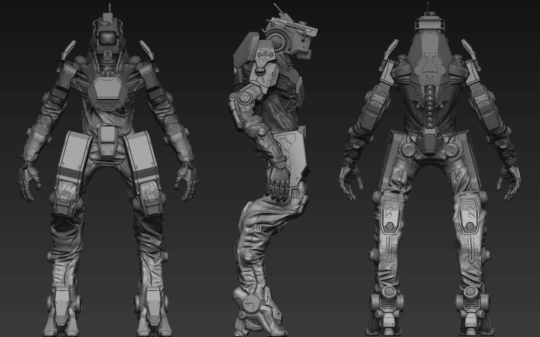 ArtStation - Droid 01 Zbrush Concept | Resources