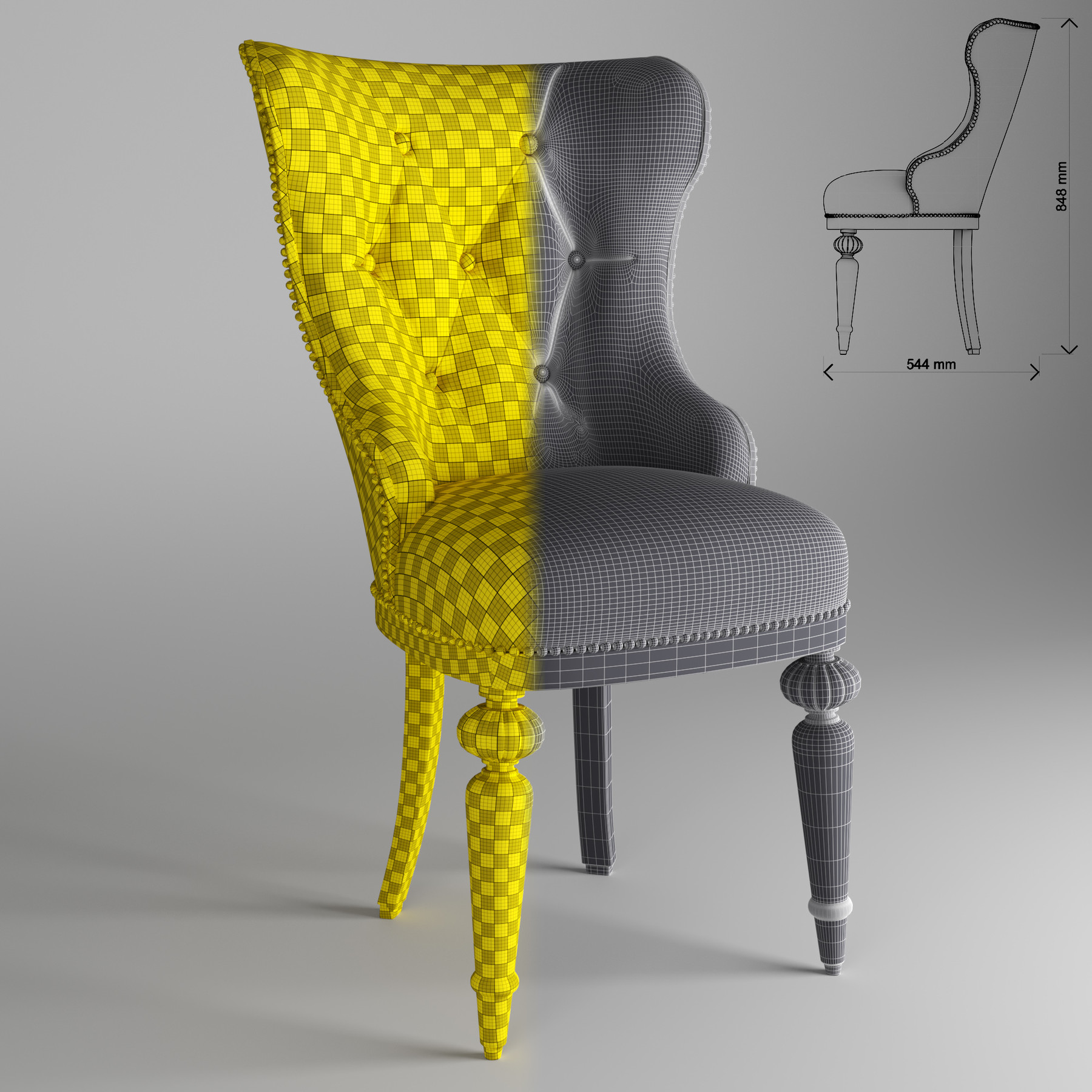 ArtStation - classic chair c | Resources