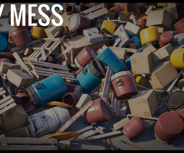 ArtStation - Easy Mess - Physics Supported Dressing Tool | Game Assets