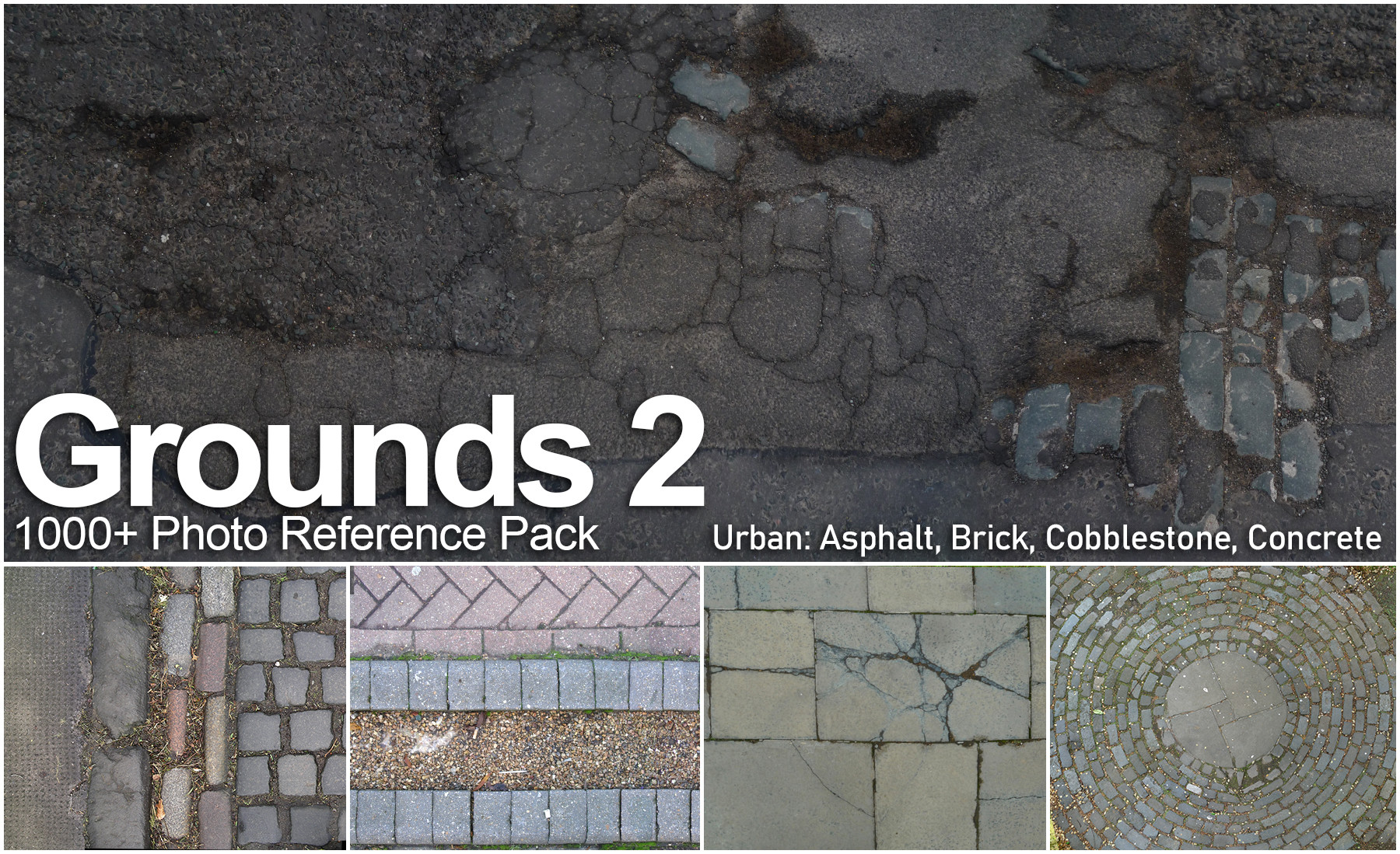 ArtStation - Ground Texture Reference 2 - Urban | Resources
