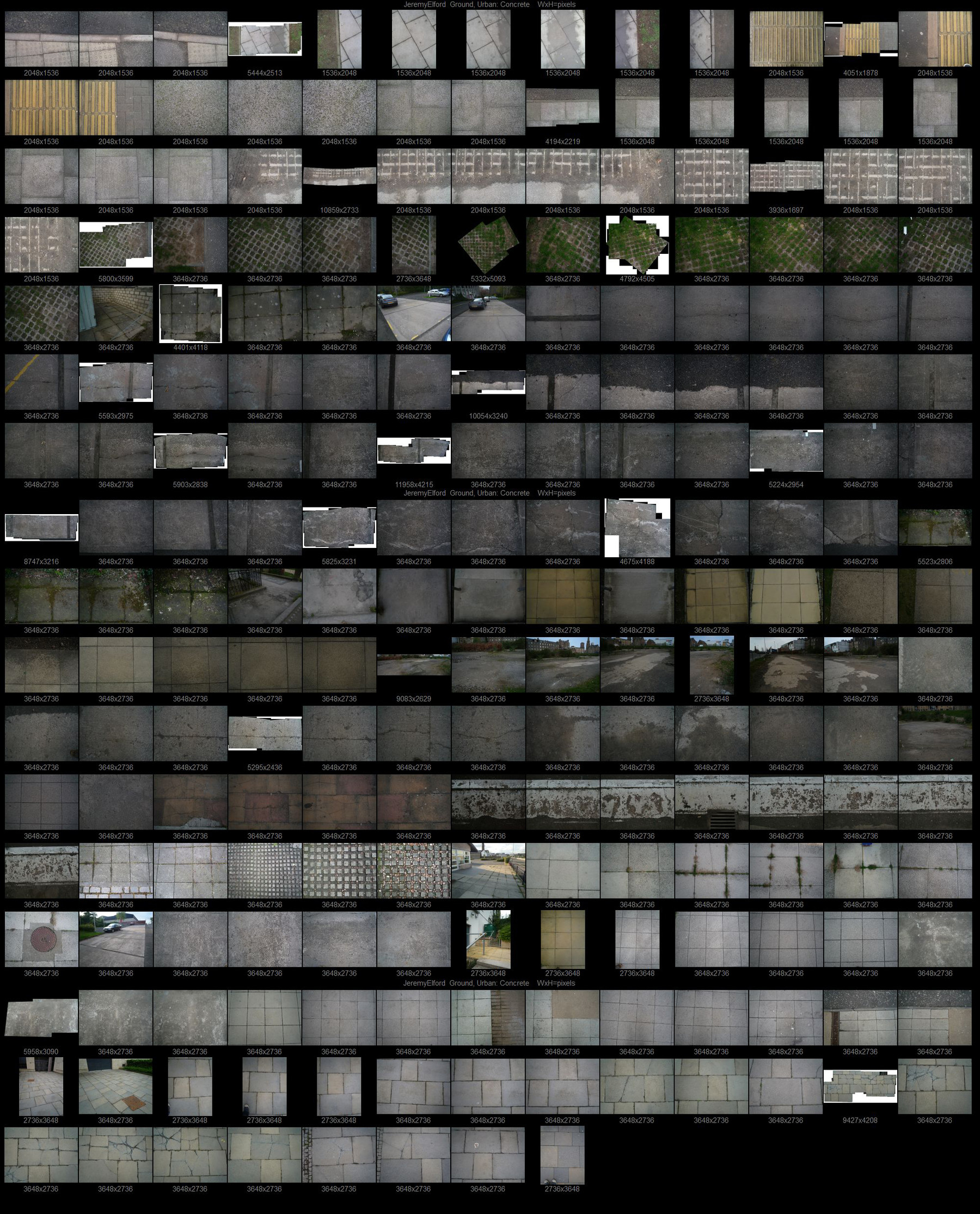 ArtStation - Ground Texture Reference 2 - Urban | Resources