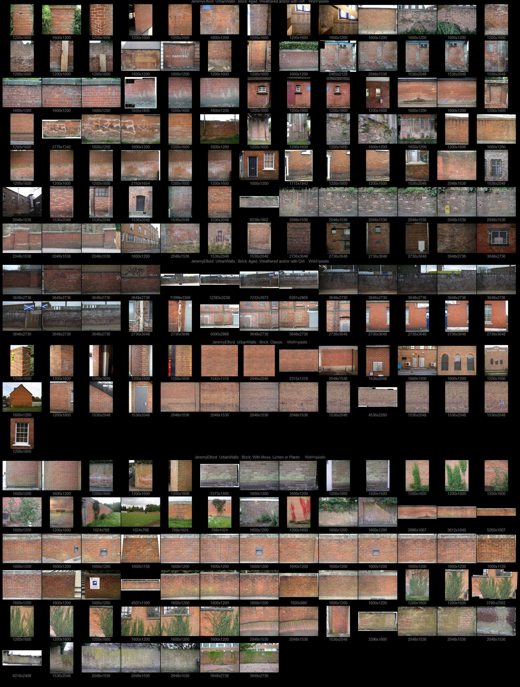 ArtStation - Wall Texture Reference 1 | Resources