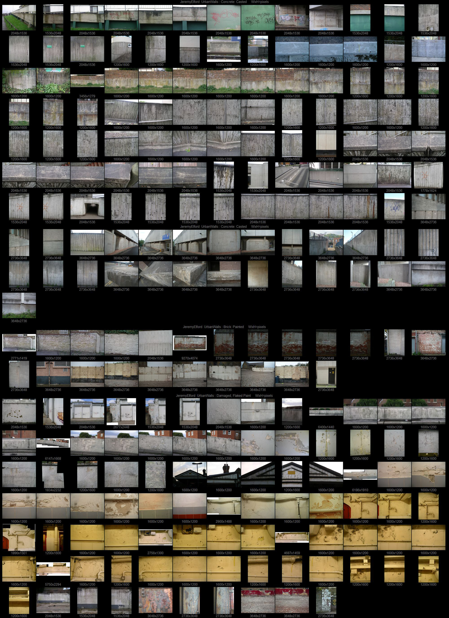 ArtStation - Wall Texture Reference 1 | Resources