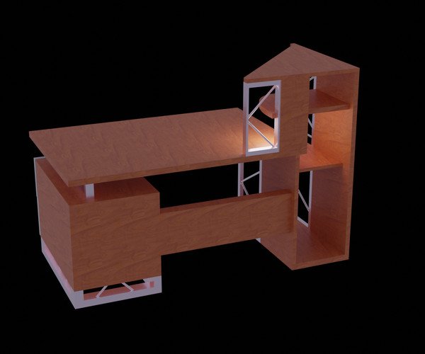 ArtStation - Wood Desk - With Textures and Materials | Resources