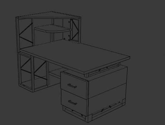 ArtStation - Wood Desk - With Textures and Materials | Resources