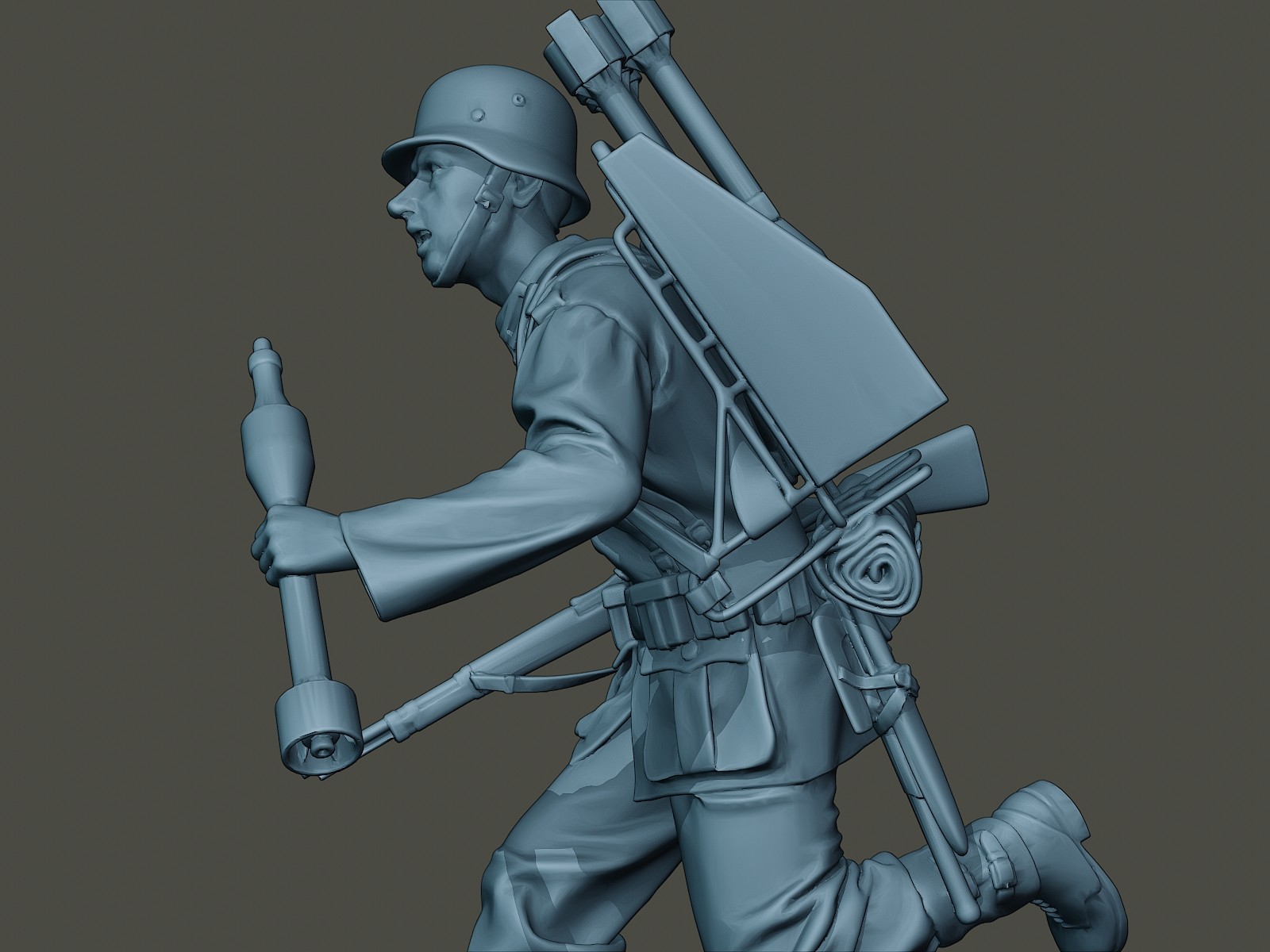 ArtStation - German soldier ww2 run2 G4 | Resources