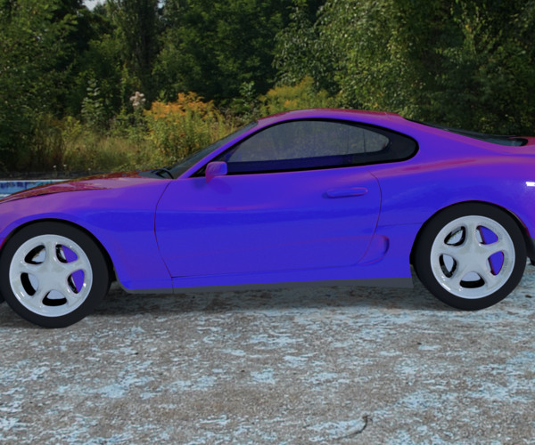 ArtStation - Blender Toyota Supra | Resources