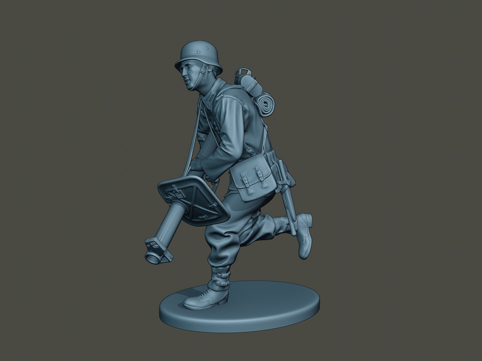 ArtStation - German soldier ww2 run G4 | Resources