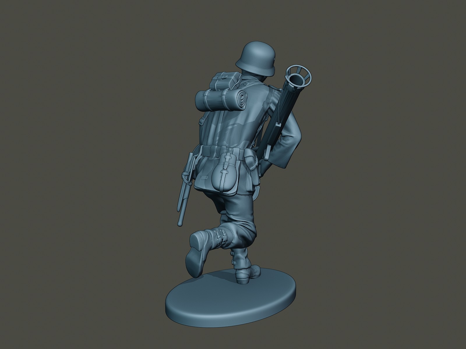 ArtStation - German soldier ww2 run G4 | Resources