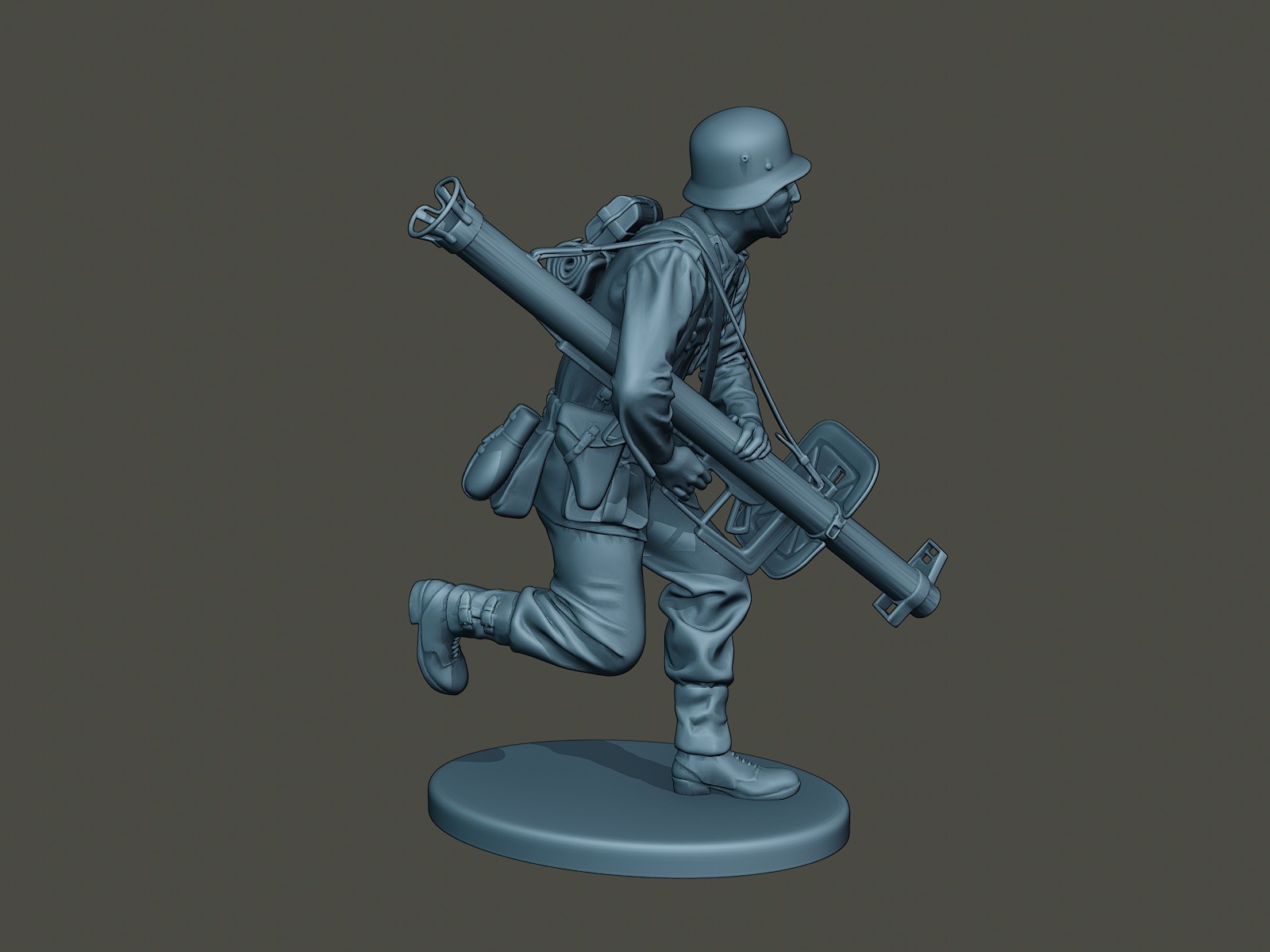 ArtStation - German soldier ww2 run G4 | Resources