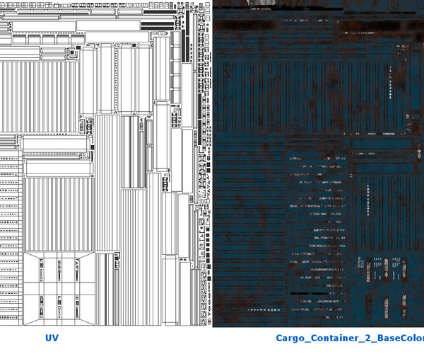 ArtStation - Cargo Container 2A | Game Assets
