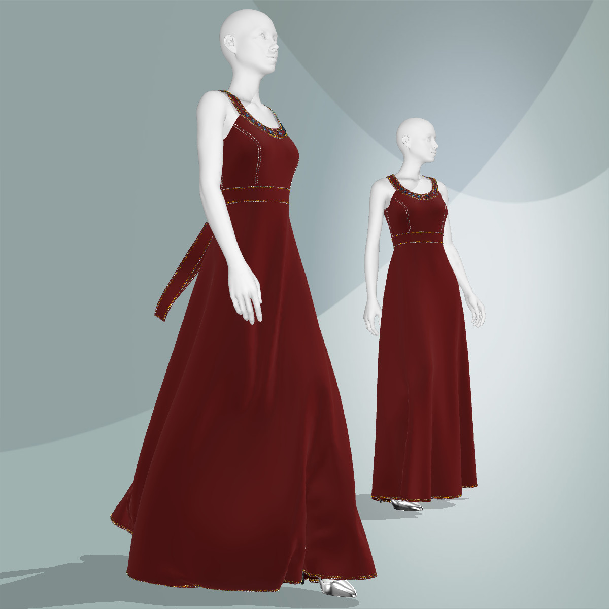 ArtStation - Marvelous design dress | Resources