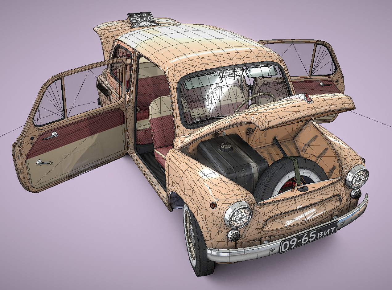 ArtStation - ZAZ-965 | Game Assets