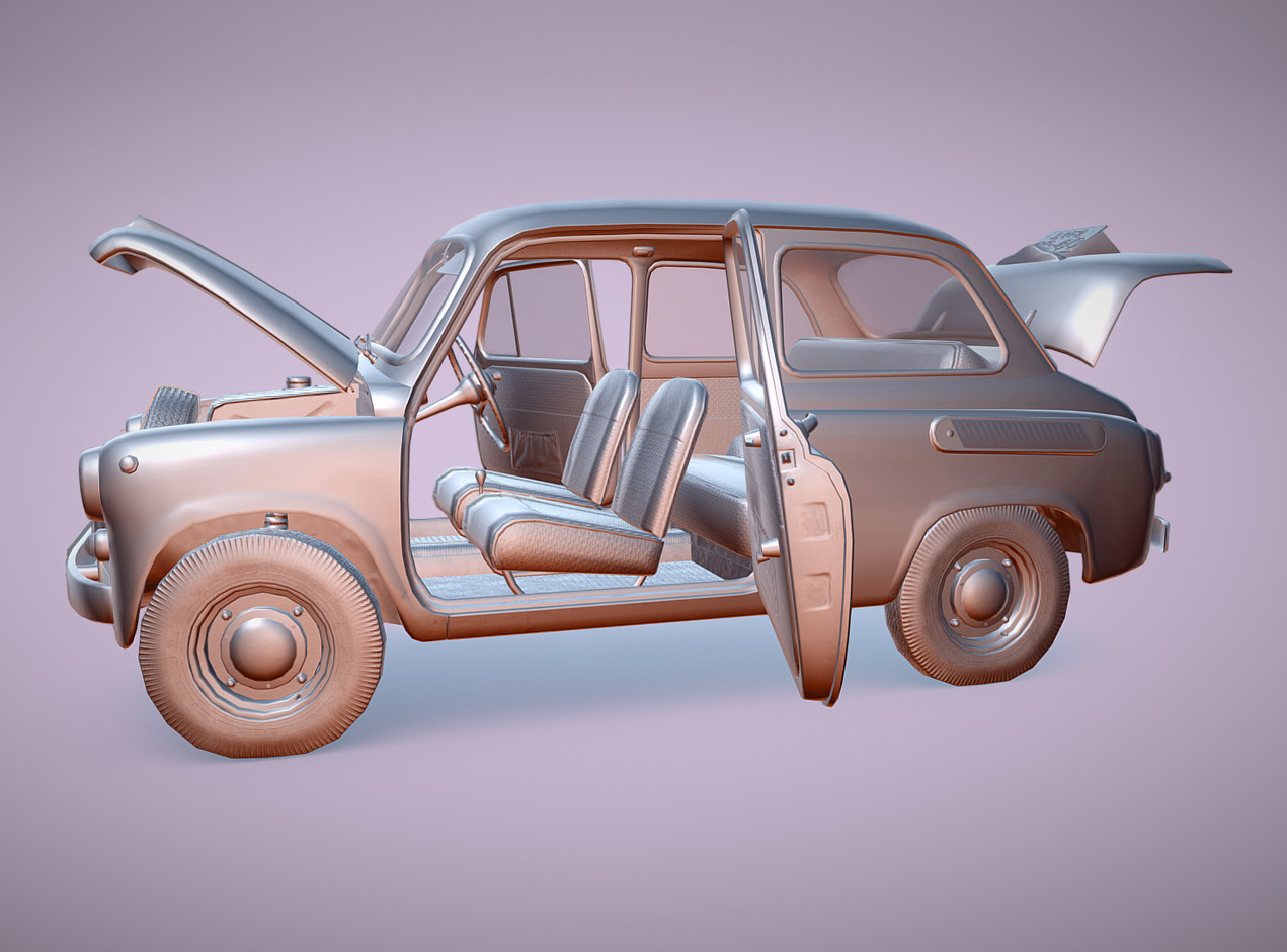 ArtStation - ZAZ-965 | Game Assets