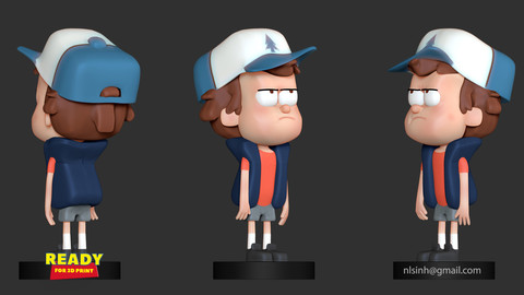 ArtStation - Dipper Gravity Falls | Resources