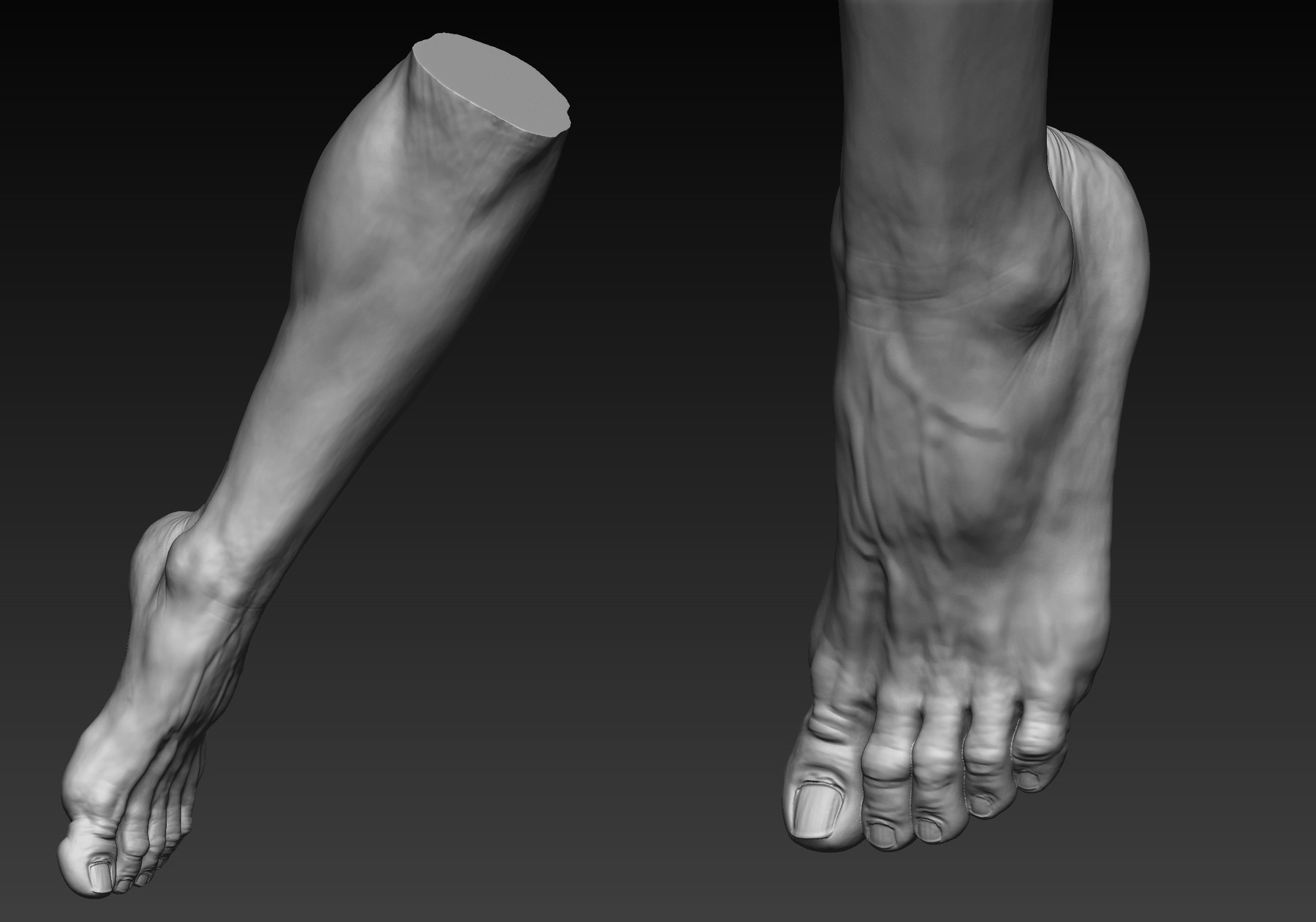 ArtStation - 12 Male Feet | Resources