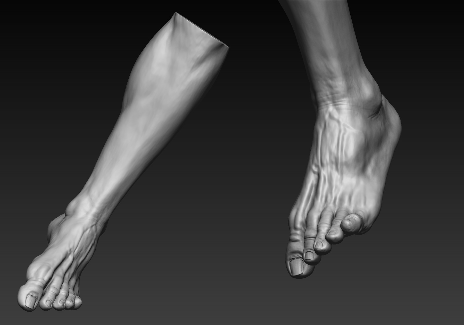 ArtStation - 12 Male Feet | Resources