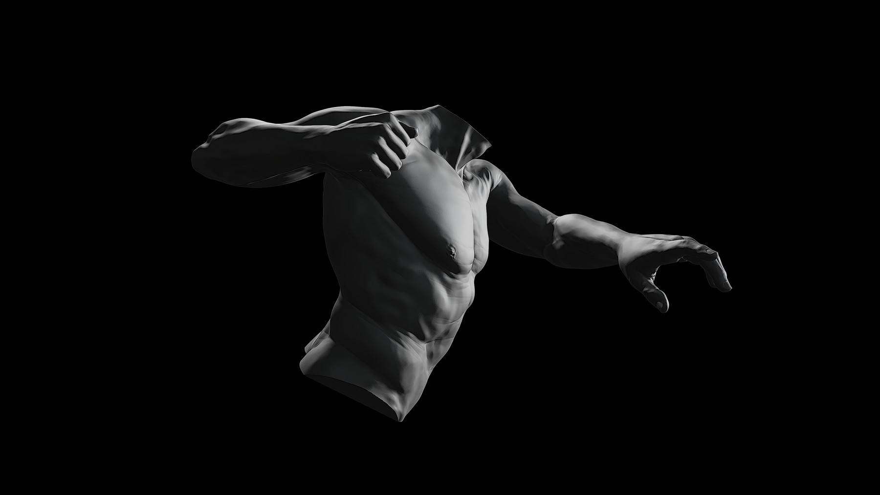 ArtStation - Male Torso 6 Poses | Resources