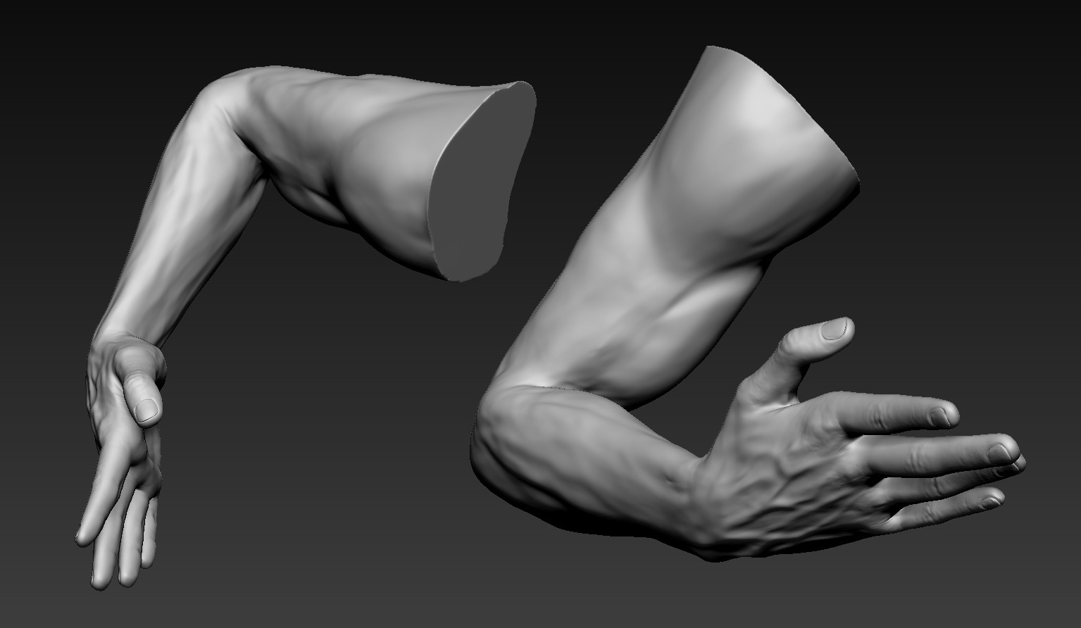 ArtStation - Male Arms 16 Poses | Resources