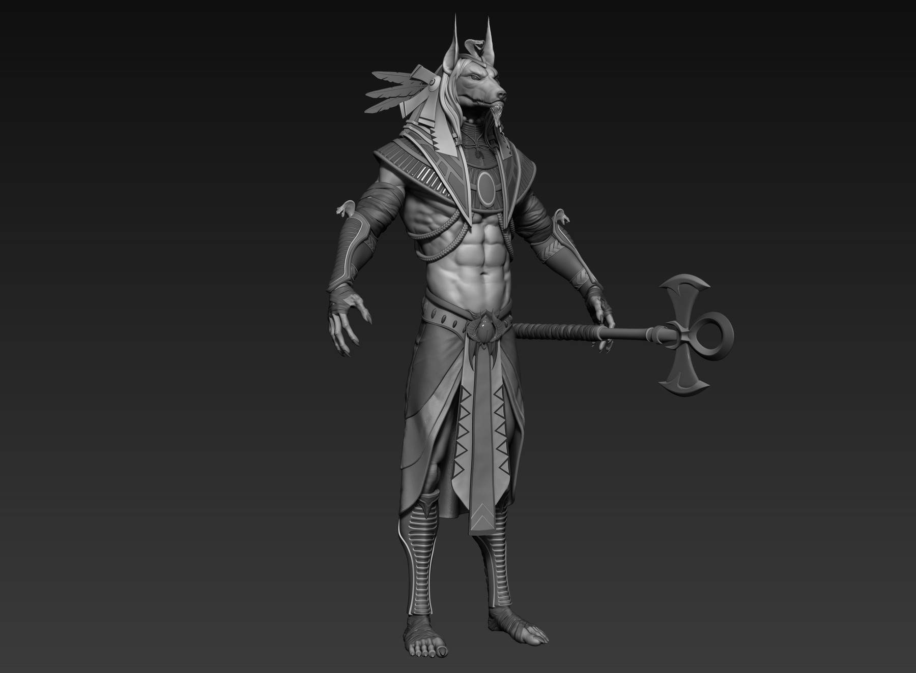 ArtStation - Anubis Zbrush Model | Resources