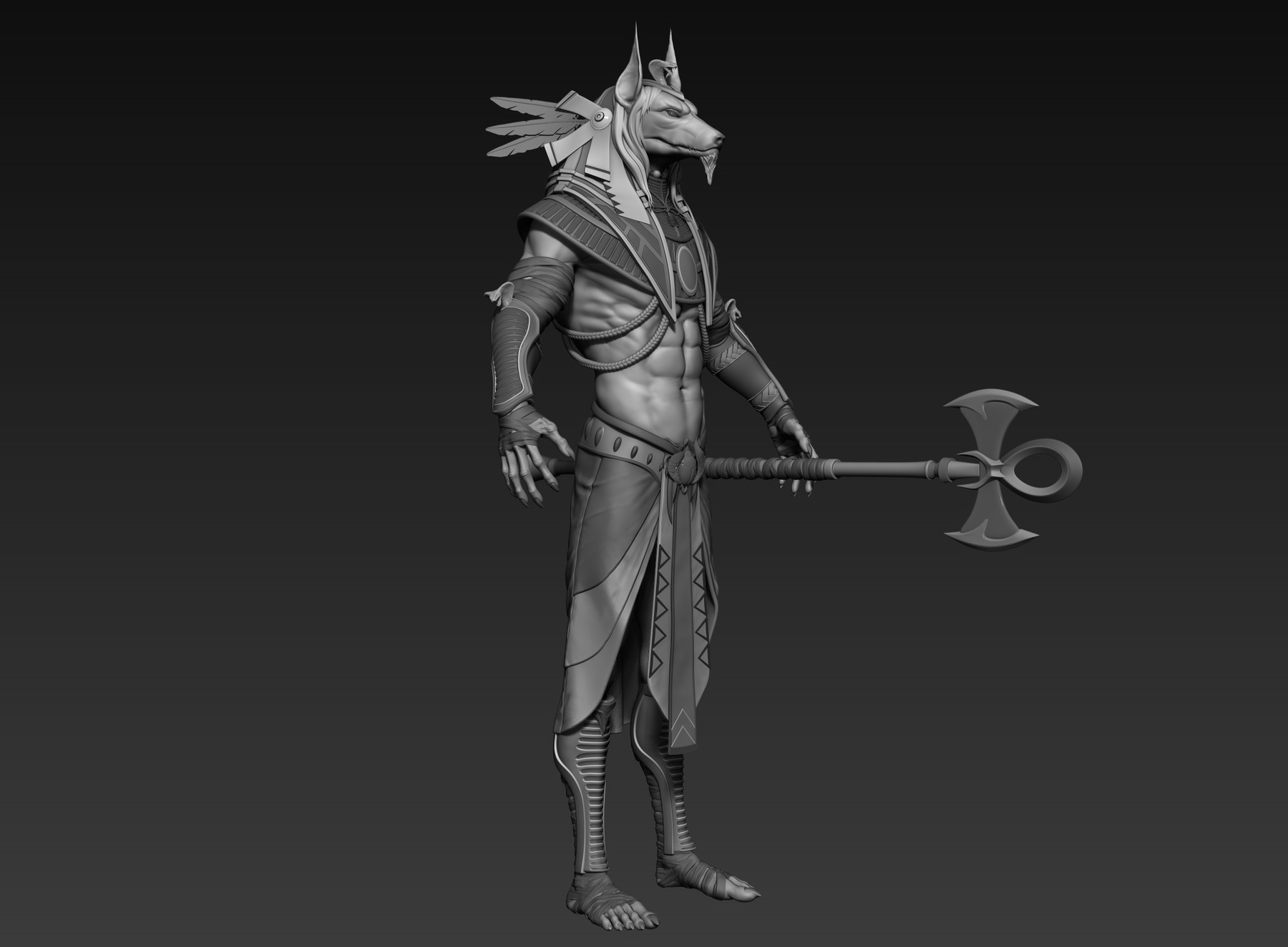 ArtStation - Anubis Zbrush Model | Resources