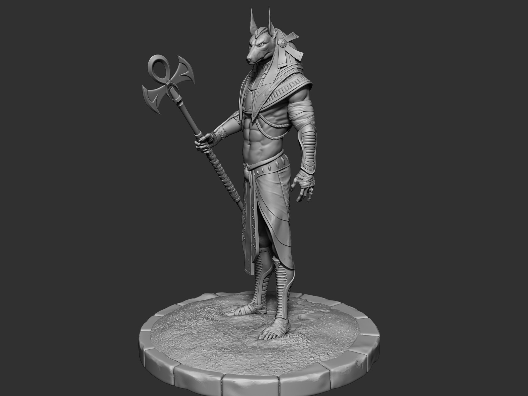 ArtStation - Anubis 3d Printable | Resources