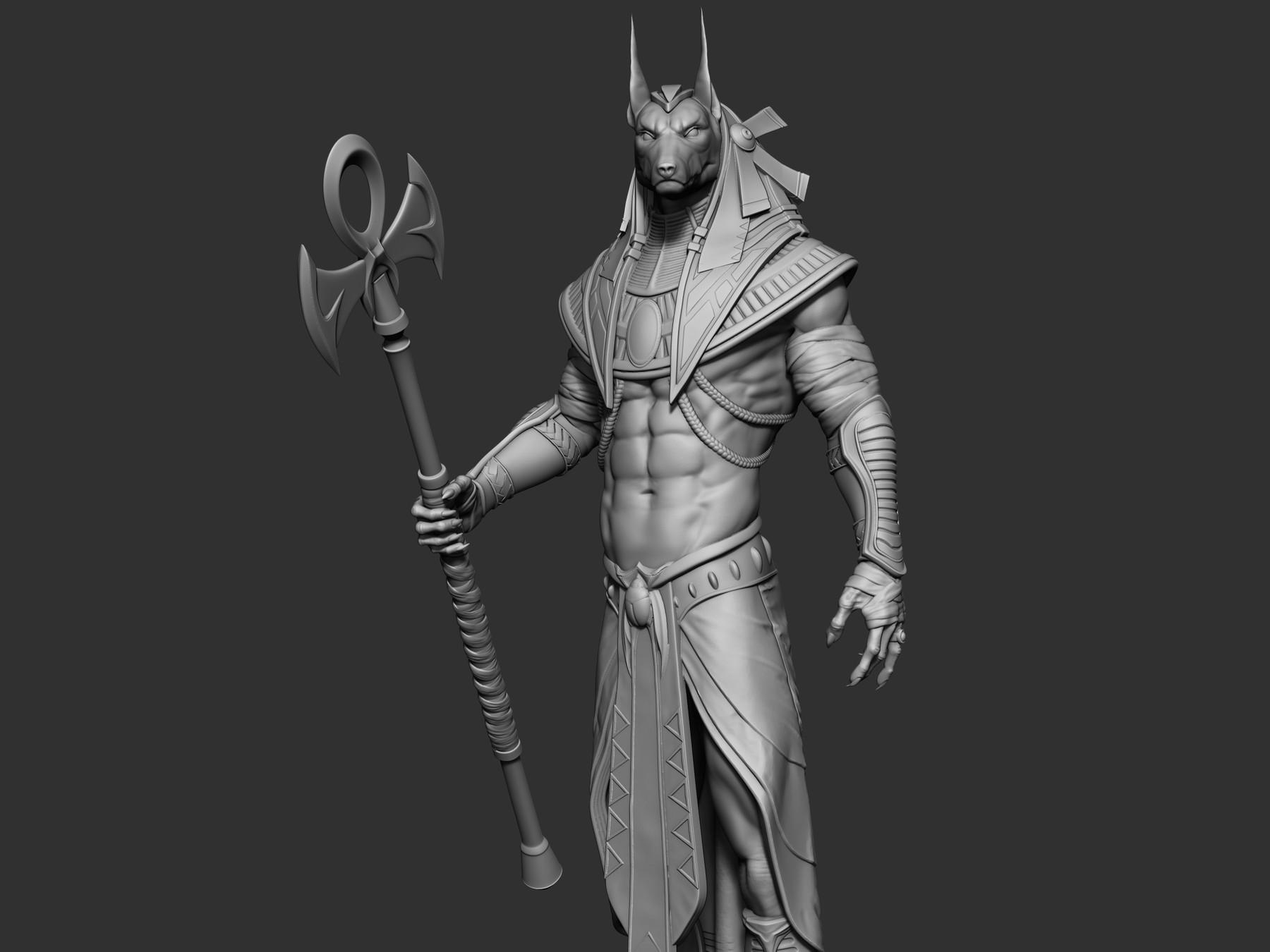 ArtStation - Anubis 3d Printable | Resources