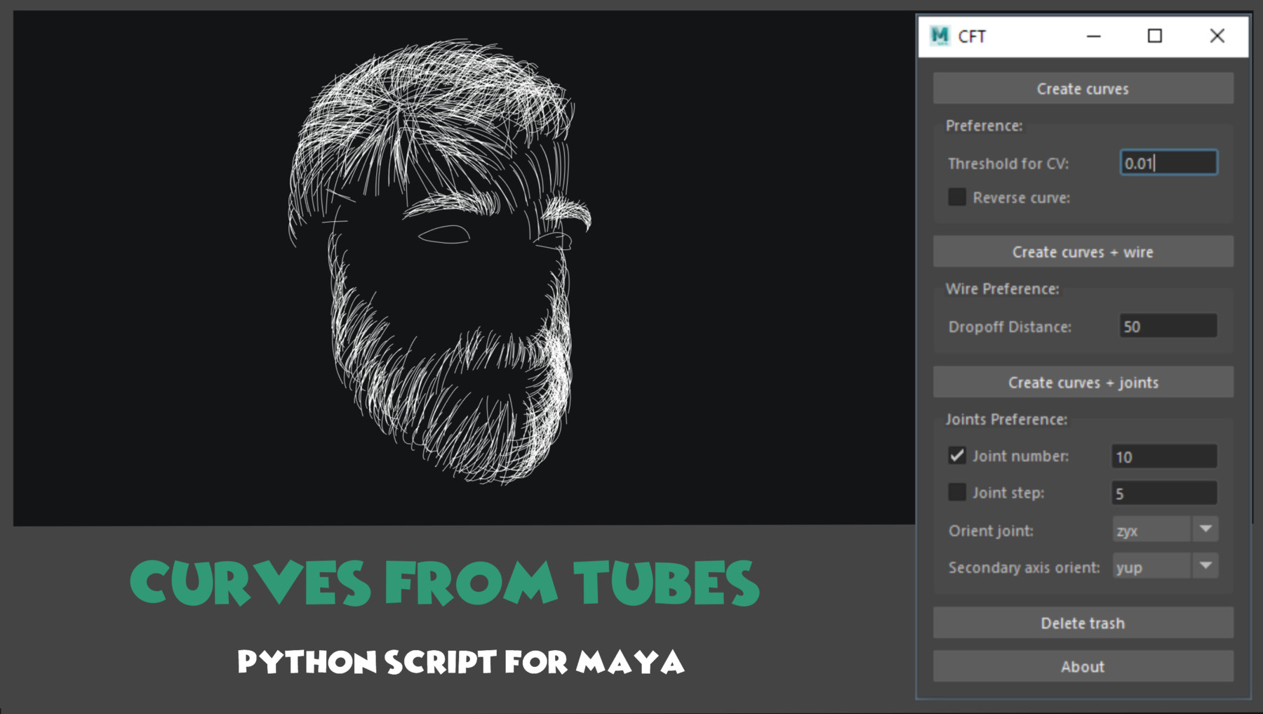 ArtStation - [Maya] Curves From Tubes | Resources