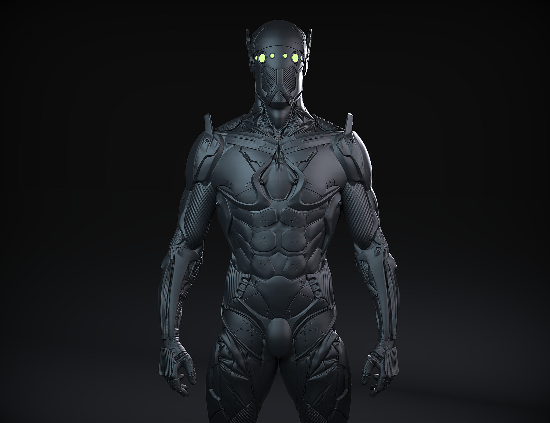 ArtStation - Cyber Ninja Zbrush | Resources