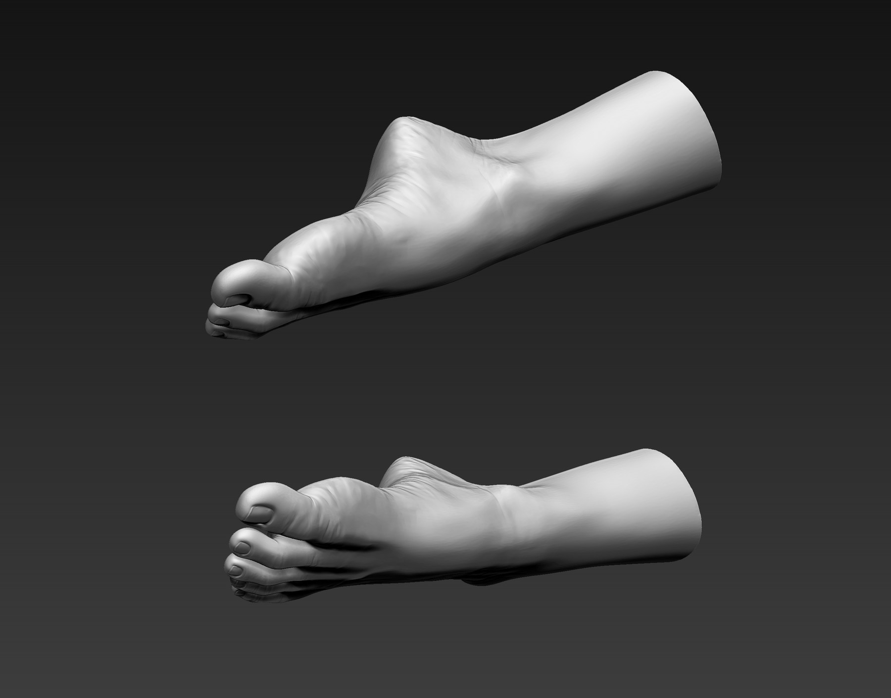 ArtStation - Female Feet 12 Poses | Resources