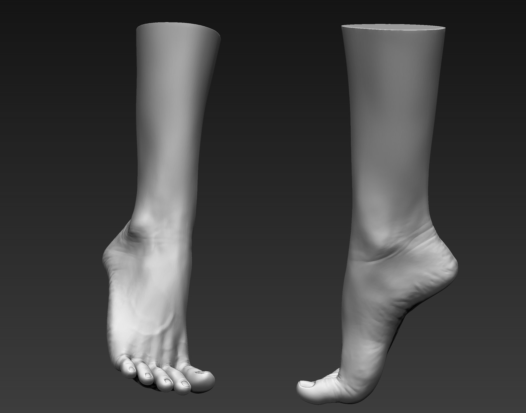 ArtStation - Female Feet 12 Poses | Resources