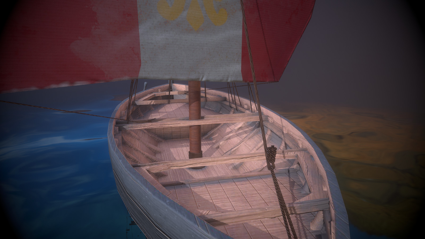 ArtStation - Knarr - Medieval Sailboat | Game Assets