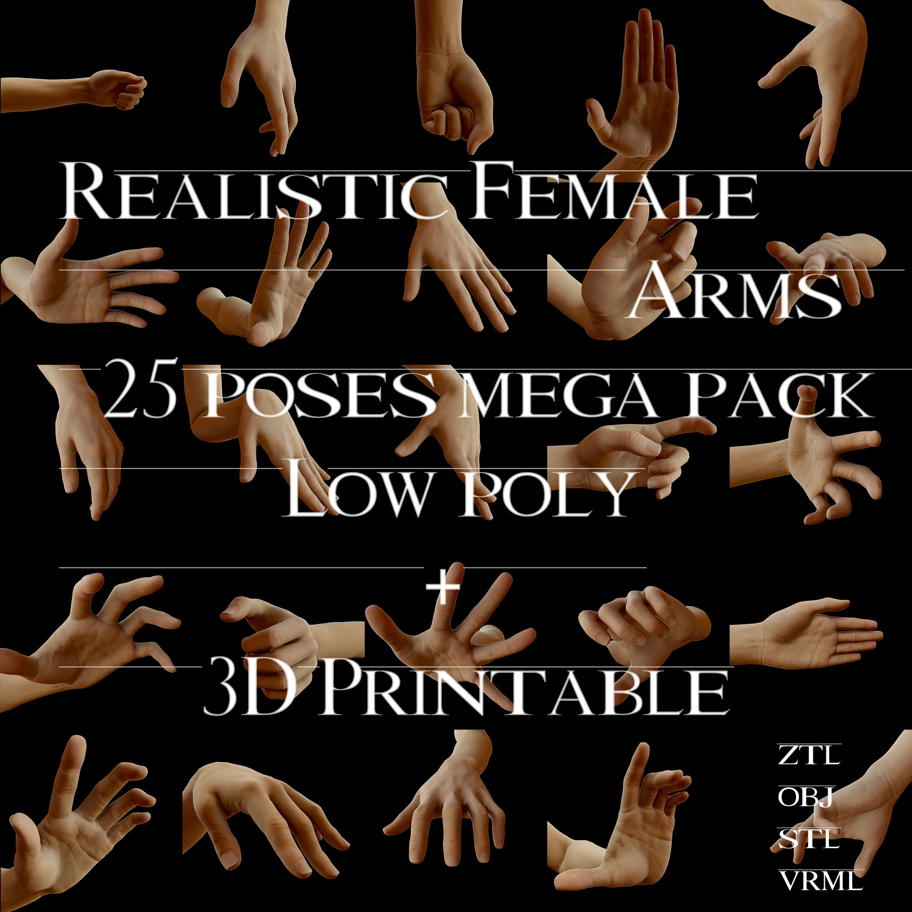 Grigory Rudenko - Realistic Female Hands and Arms