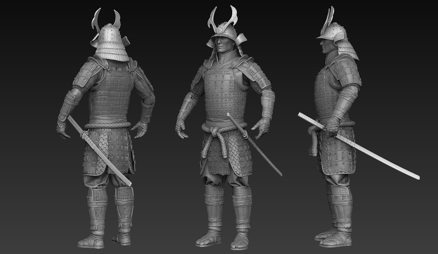 ArtStation - Samurai Armor Zbrush | Resources