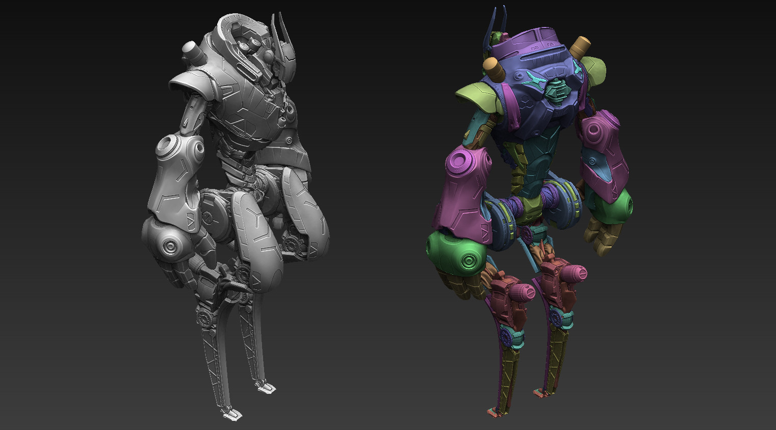 ArtStation - Mech Mantis Zbrush | Resources