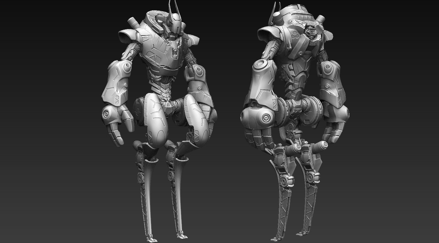 ArtStation - Mech Mantis Zbrush | Resources