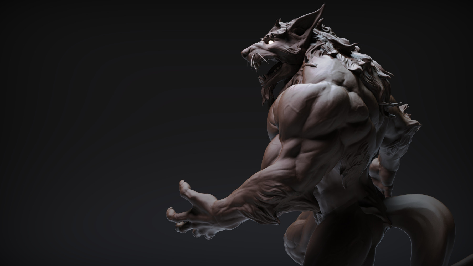 ArtStation - Warewolf 3D Printable | Resources