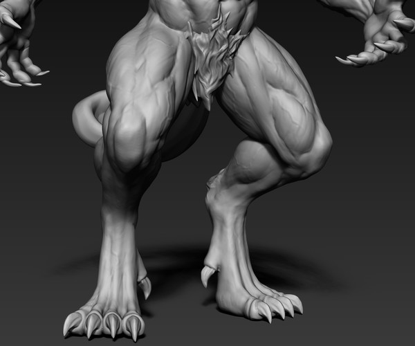 ArtStation - Warewolf 3D Printable | Resources