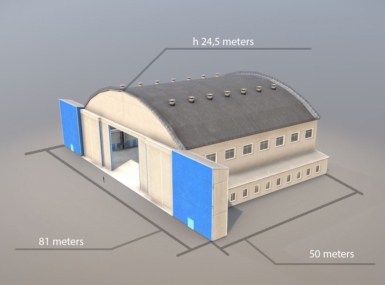 ArtStation - Airport Hangar1 UEEE | Resources