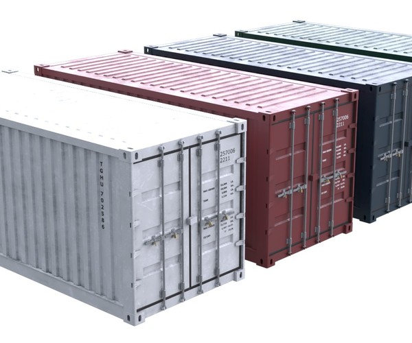 ArtStation - Cargo Container 2B | Game Assets