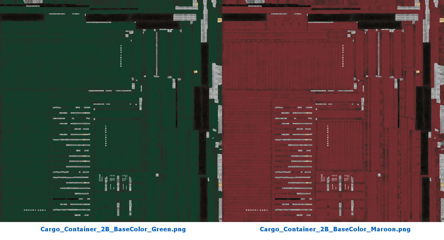 ArtStation - Cargo Container 2B | Game Assets