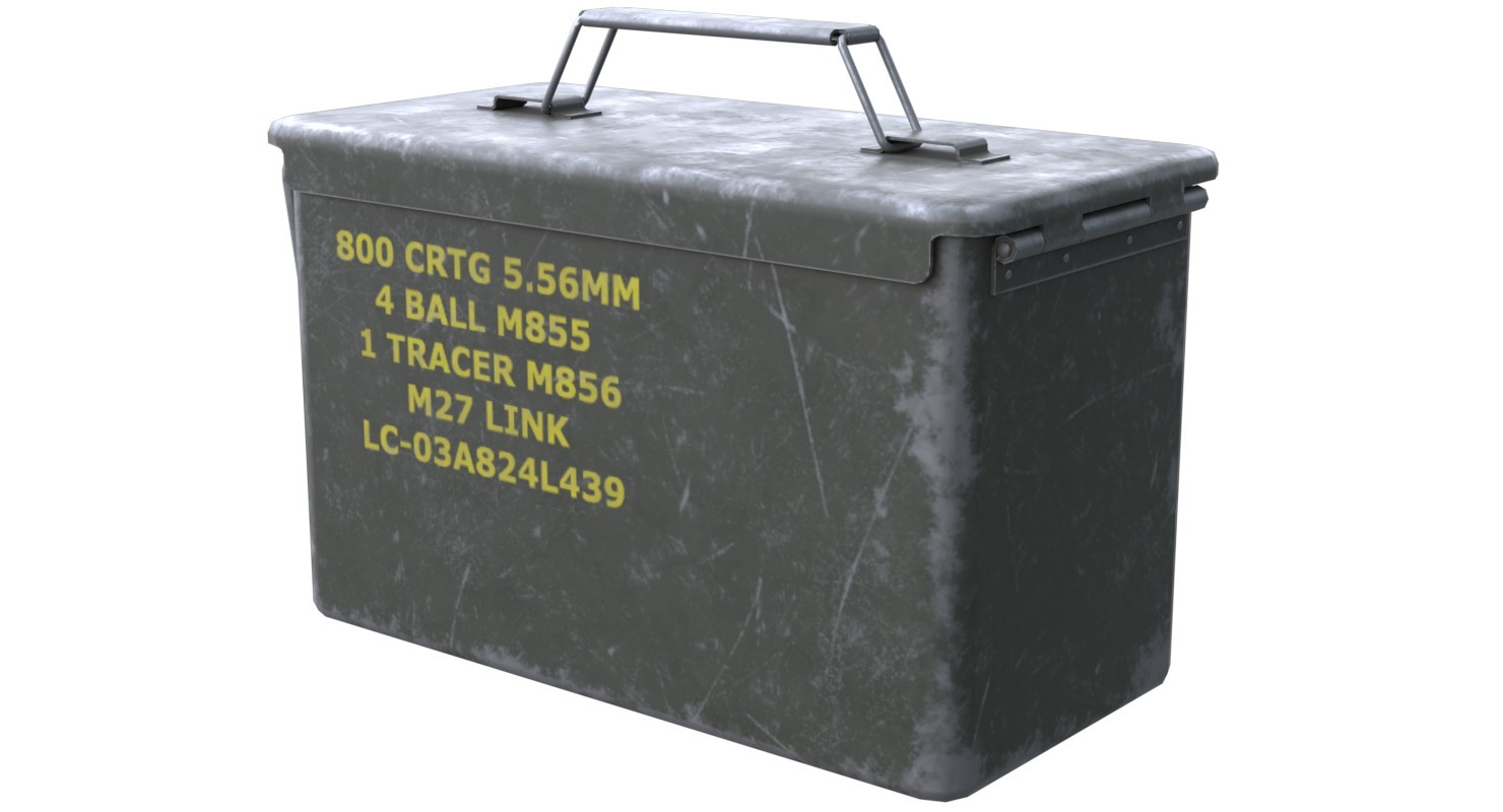 ArtStation - Ammunition Box 1 | Game Assets