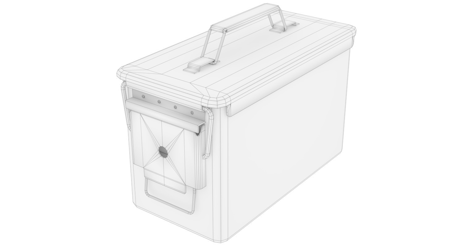 ArtStation - Ammunition Box 1 Rusty | Game Assets